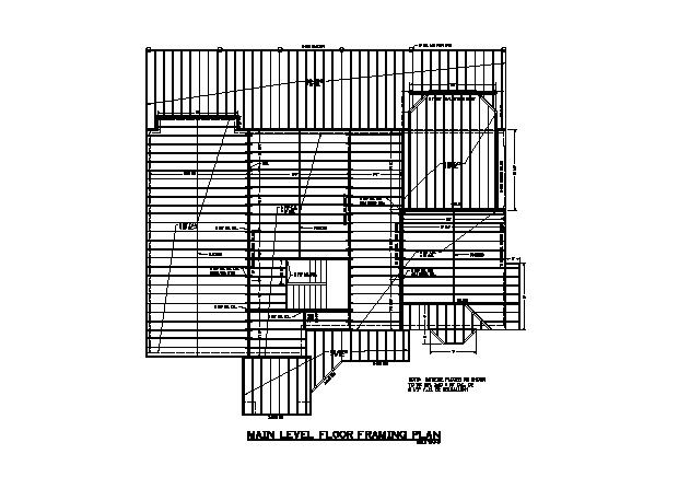 B&W Main Framing Plan